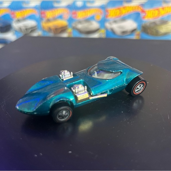 Mattel | Other | Original 968 Hot Wheels Twinmill Redline In Teal Usa ...